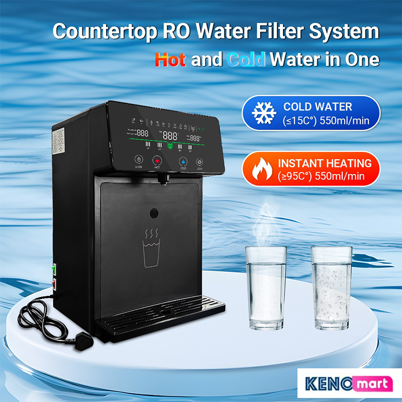 Countertop RO Water Filter System Hot and Cold Water in one - Keno Mart
